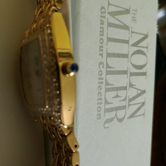 Nolan Miller | Jewelry | Nolan Miller Pave Panther Link Watch | Poshmark